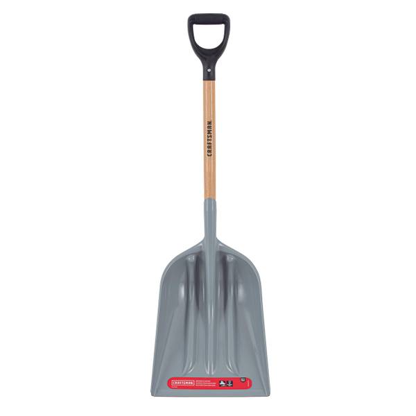 Craftsman #12 ABS Scoop Shovel Wood Handle, 28" - PLA-12-CR | Blain's ...