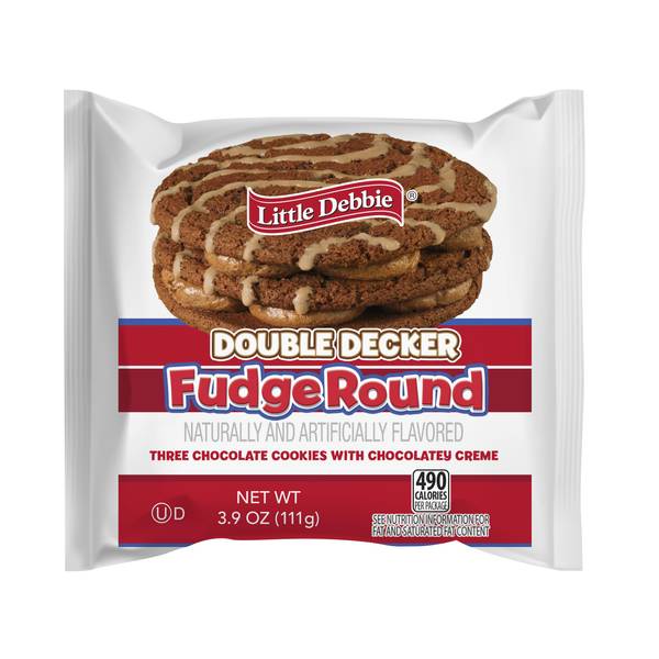 Little Debbie Single Serve Double Decker Fudge Round - 0 24300 86591 6 ...