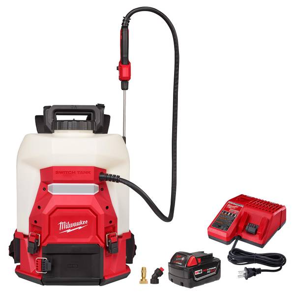 Milwaukee M18 4-Gallon Backpack Sprayer with SWITCH TANK Kit - 3019 ...