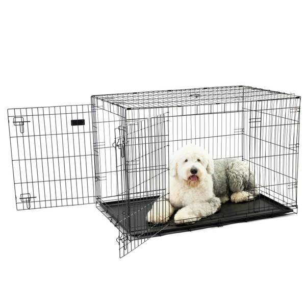 Carlson Pet Products Double Door Wire Crate, X-Large - 6025 | Blain's ...