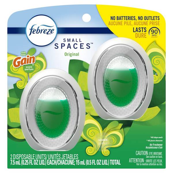Febreze 2-Count Small Spaces Gain Scent Air Freshener - 93330 | Blain's ...