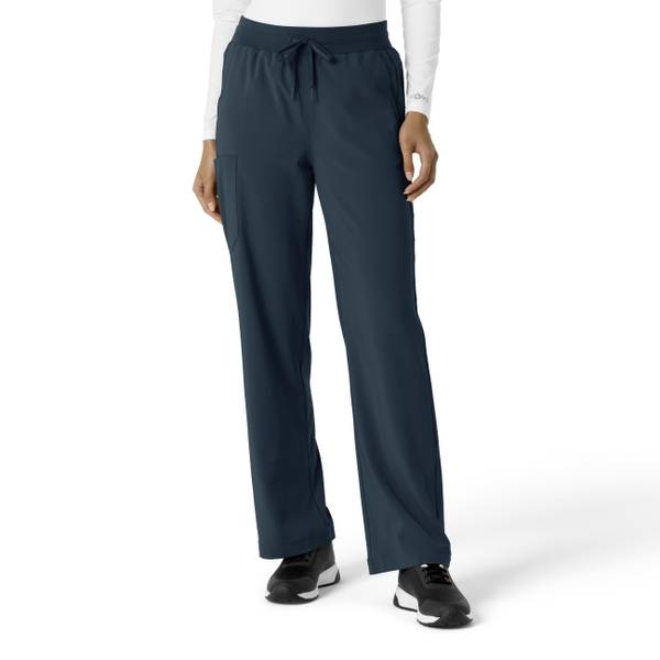 Carhartt Women's Boot Cut Scrub Pants, Navy, L - C53310A-NVY-L | Blain ...