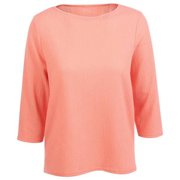 Jillian Nicole Women's 3/4 Sleeve Knit Top, Sexy Coral, 3X - 825502-696 ...