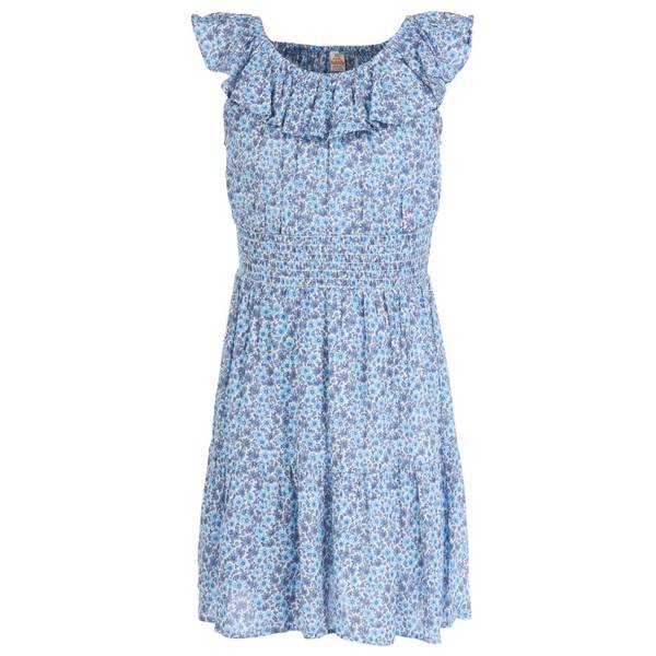 Sweet Butterfly Girl's Floral Ruffle Neck Dress - 117525-BA-5 | Blain's ...
