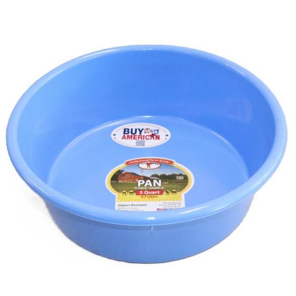 Little Giant 5 Quart Plastic Utility Pan - P5BERRYBLUE6 | Blain's Farm ...