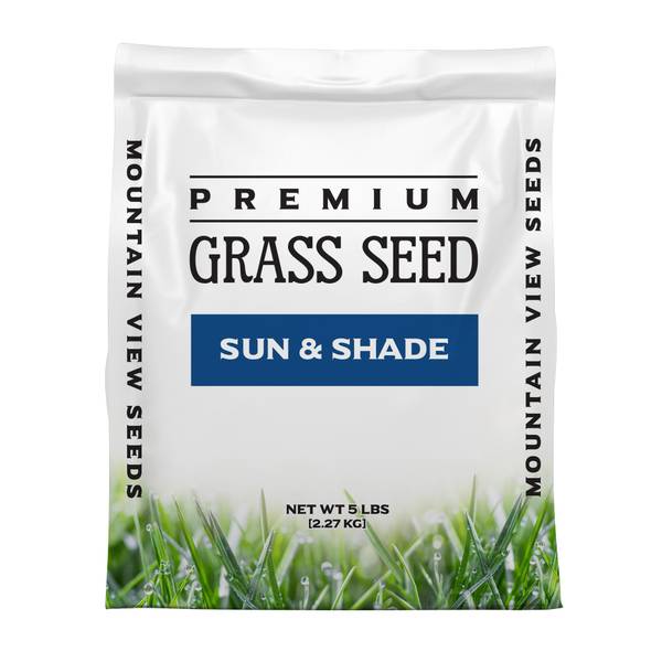 Mountain View Seeds Sun and Shade grass mix 5LB - I116690 | Blain's ...