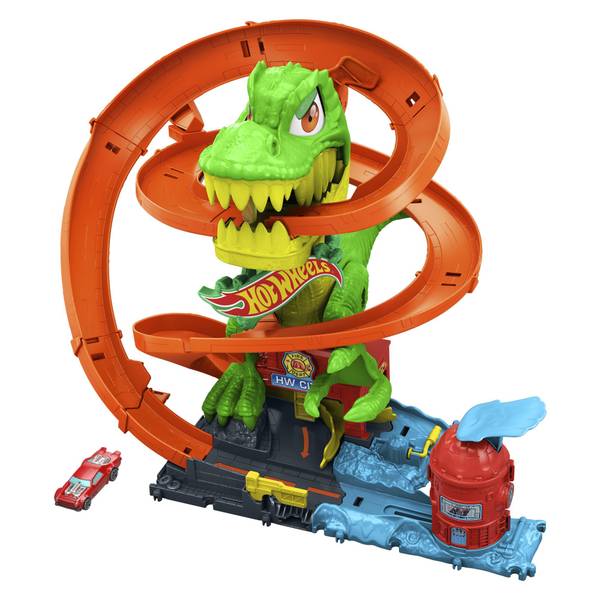 Hot Wheels City T-Rex vs Fire Station - JBM73 | Blain's Farm & Fleet