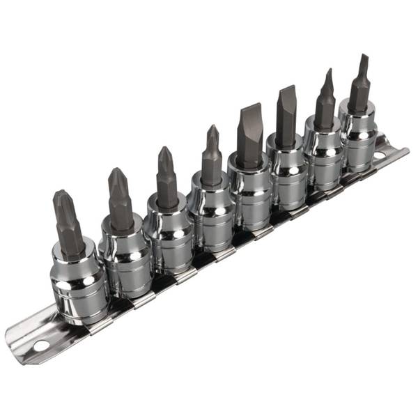 Wilmar 8 pc. 3/8" Dr. Screwdriver Bit Socket Set - W38860 | Blain's ...