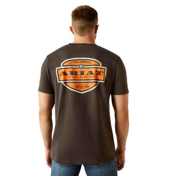ARIAT Men's Ol'Style Lockup Short Sleeve Graphic T-Shirt - 10054837-XL ...