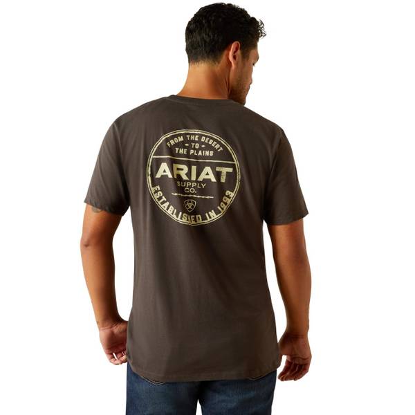 ARIAT Men's Explore Circle Short Sleeve Graphic T-Shirt - 10058899-M ...