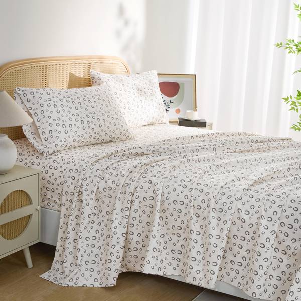 Sleep Method Printed Microfiber, Full Sized Sheet Set - BLN-MFHORF6 ...