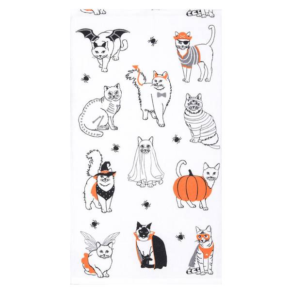 C&F Enterprises Halloween Cats Kitchen Towel - C861711205 | Blain's ...