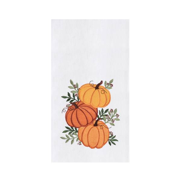 C&F Enterprises Stacked Pumpkin Trio Kitchen Towel - C861711119 | Blain ...