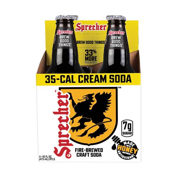 Sprecher Brewing Co. 4-Pack Low-Cal Cream Soda - 16LCCS | Blain's Farm ...