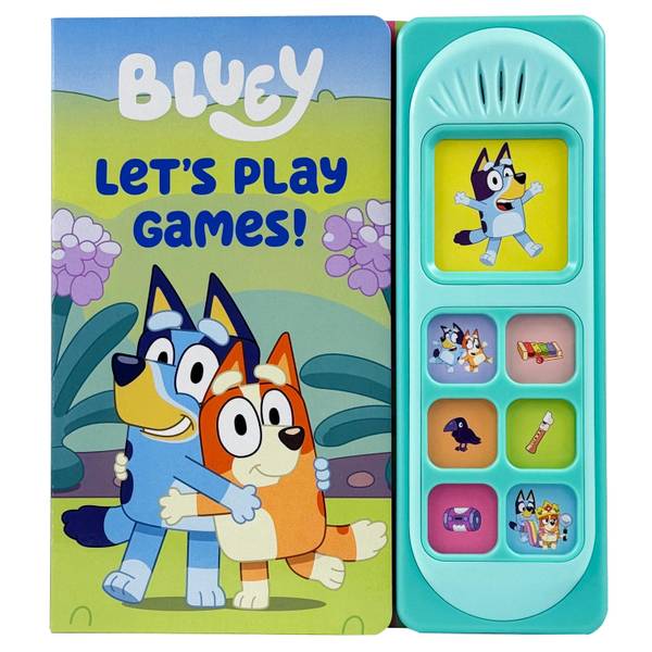 PI Kids Bluey: Let's Play Games! Little Sound Board Book - 9425861 ...