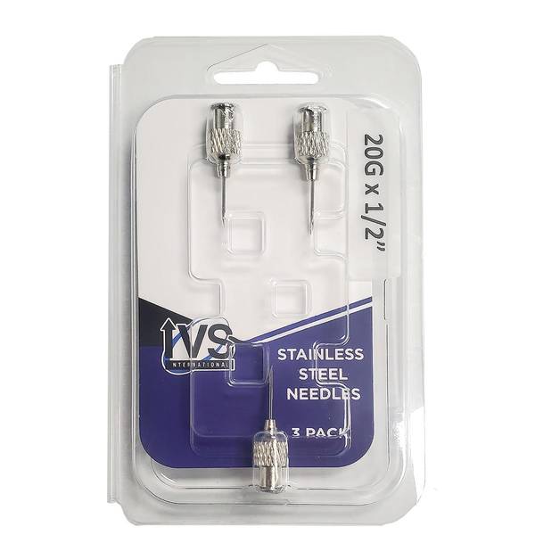 IVS 3PK 20G x 1/2" IVS Livestock injection needles - 01-RD2005-3PK ...