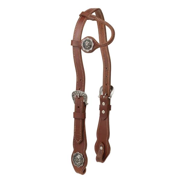 Weaver Leather 1" Contoured Sliding Ear Headstall - 10070-16-70-20 ...