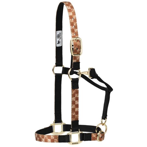 Weaver Leather Weaver Equine Adjustable Patterned Nylon Horse Halter ...