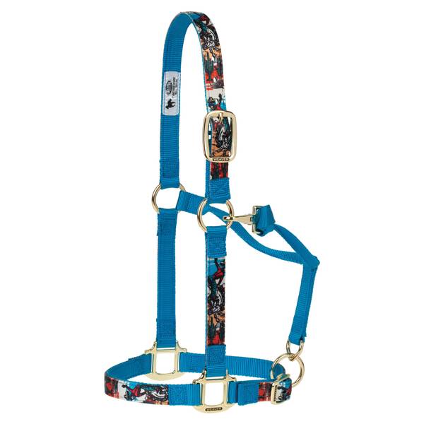 Weaver Leather Patterned Adjustable Halter - 35-6785-642 | Blain's Farm ...