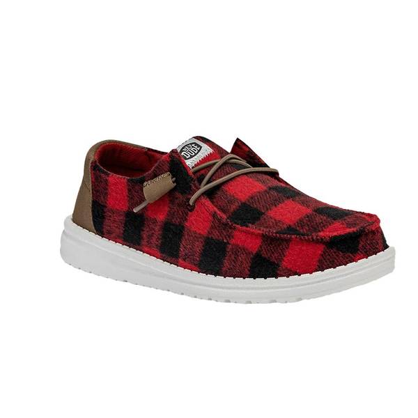 Hey Dude Women's Wendy Buffalo, Red/Black, 6 - 40617-643-6 | Blain's ...