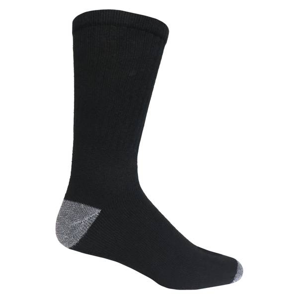 Work N' Sport Odor Edge Crew Socks, Black, L - 012BLK-IP-L | Blain's ...