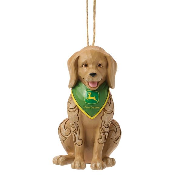 Jim Shore Dog Wearing John Deere Bandana Ornament - 6017249 | Blain's ...