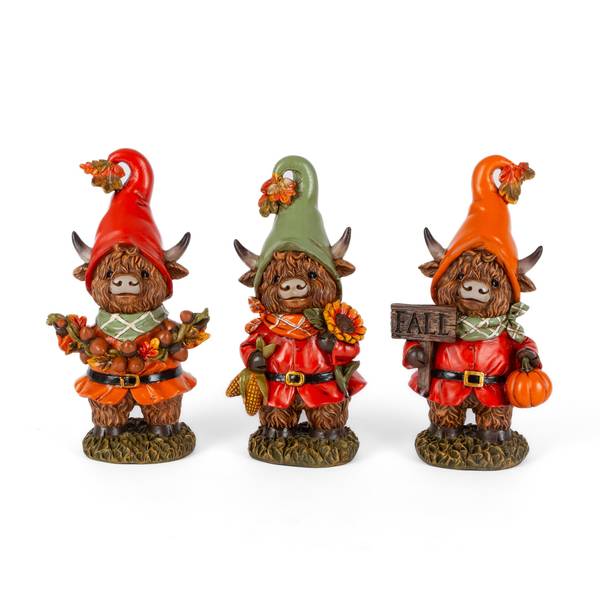 Gerson 6.3" Assorted Resin Harvest Highland Cows - 2796590 | Blain's ...