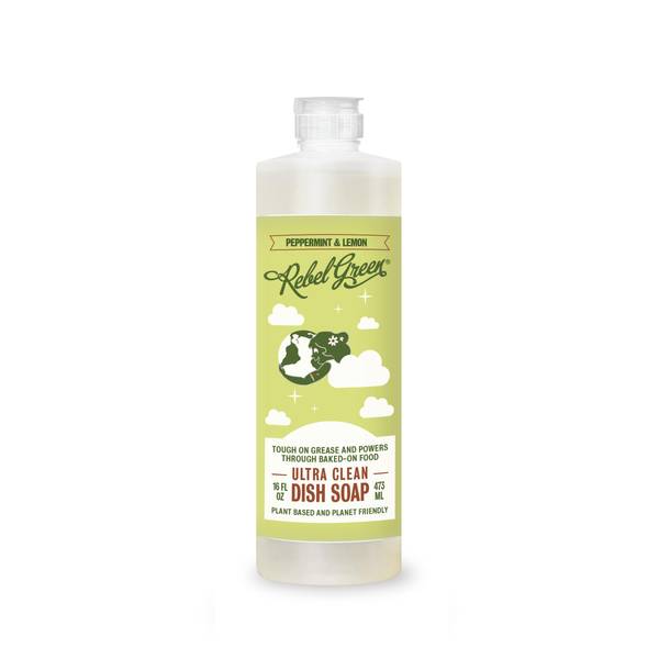 Rebel Green Dish Soap Peppermint & Lemon - 401216 | Blain's Farm & Fleet