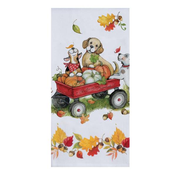 Kay Dee Designs Wagon Pups Dual Purpose towel - H7187 | Blain's Farm ...