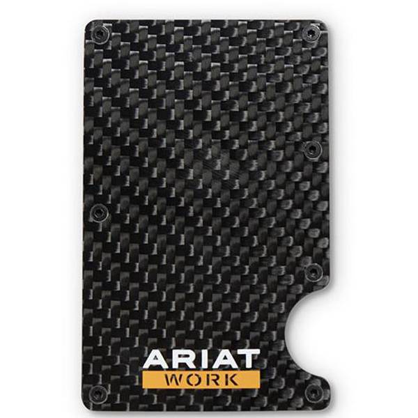 ARIAT Work Men's Utility Carbon Fiber Black Wallet - A3401101-OS ...