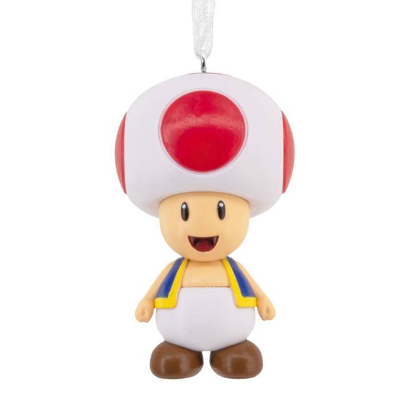 Hallmark Nintendo Super Mario Toad Christmas Ornament - 3HCM4279 ...