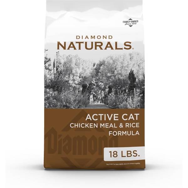 Diamond Naturals Active Cat Food, 18 lb, High-Protein - 413-224-15 ...