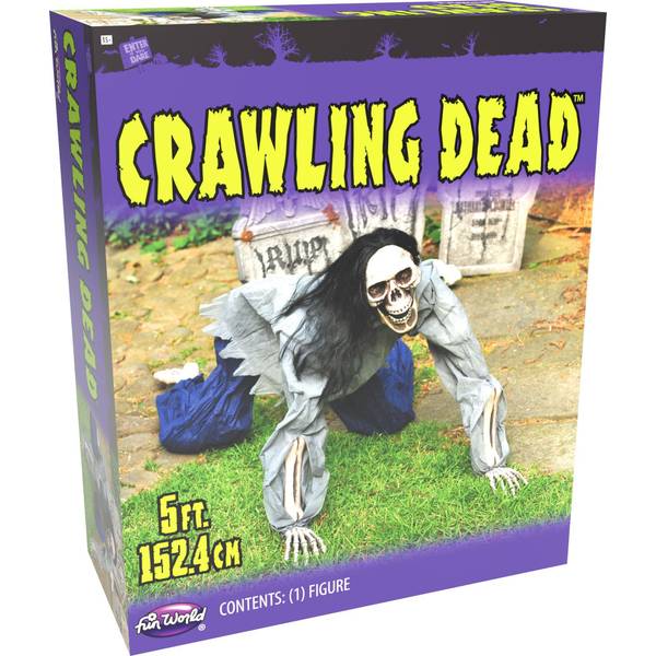 Fun World 5' Skeleton Creeping Dead - 96091 | Blain's Farm & Fleet