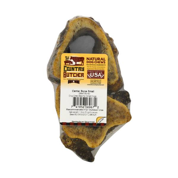 Country Butcher Beef Center Bones Small 2-Pack, 1" All-natural USA ...