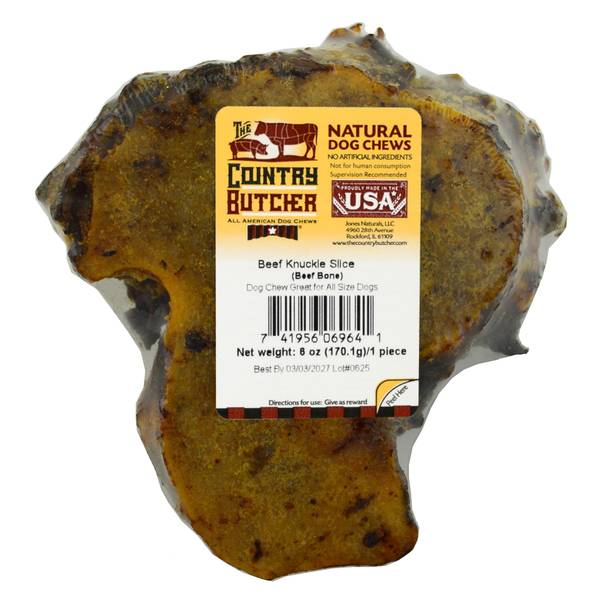 Country Butcher Beef Knuckle Slice 1 1/2" USA-sourced Natural Bone ...