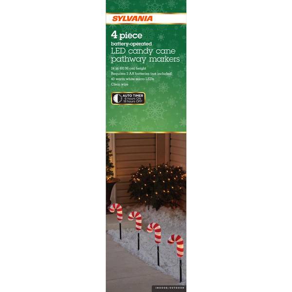 Large Lighted Led Christmas Pathway Marker
