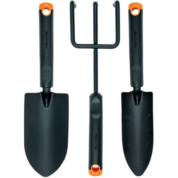 Fiskars Trowel Transplanter Cultivator 200 Series, 3-Piece - 1069044 ...