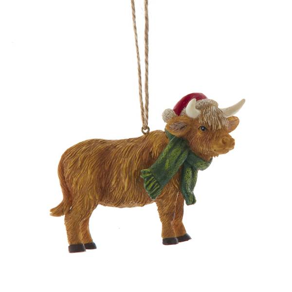 Kurt S. Adler Highland Cow Ornament - E1106 | Blain's Farm & Fleet
