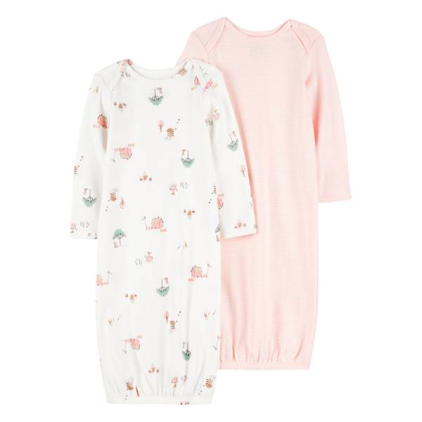 Carter's Infant Girl's 2-Pack Sleeper Gowns - 1S939610-NB | Blain's ...