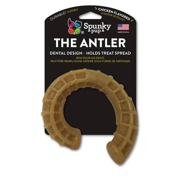 Spunky Pup Ram Antler Nylon Chew Toy - 4103 | Blain's Farm & Fleet
