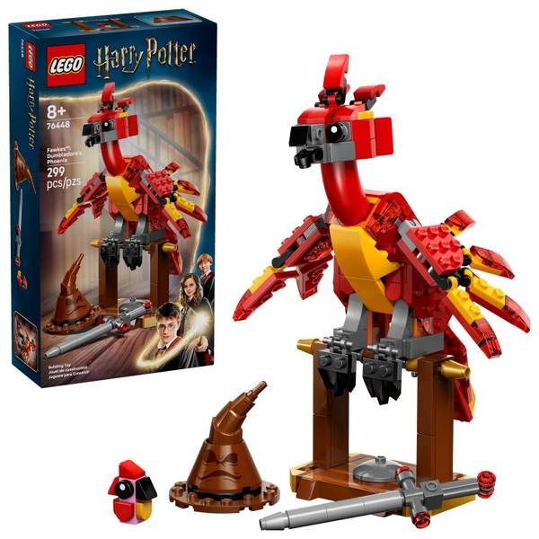 LEGO Fawkes: Dumbledore's Phoenix 76448 Building Kit - 6526353 | Blain ...