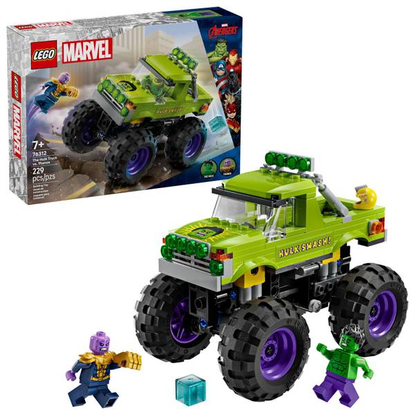 LEGO Marvel The Hulk Truck vs. Thanos 76312 Building Toy - 6527593 ...