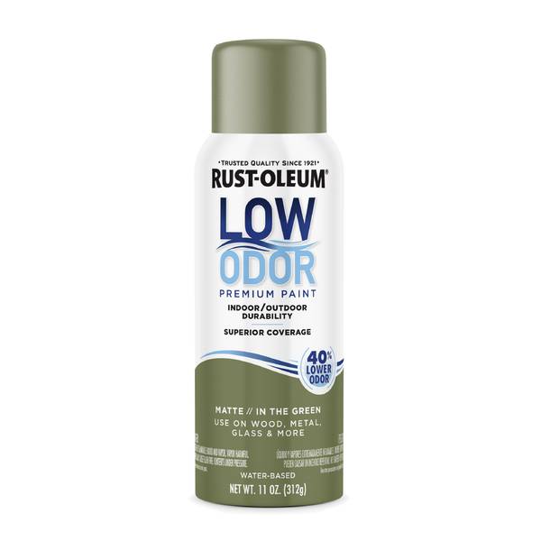 Rust-Oleum 11 oz Low Odor Premium Matte In The Green Spray Paint ...