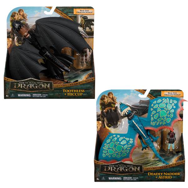 How to Train Your Dragon Medium Dragon and Viking, Assorted - 6072587 ...