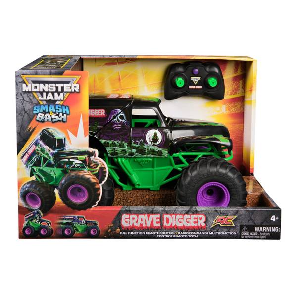 Monster Jam Smash & Bash Grave Digger RC - 6072500 | Blain's Farm & Fleet