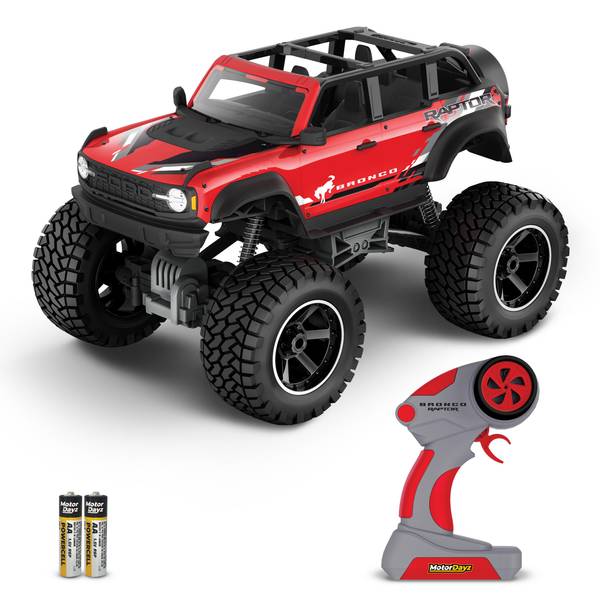 Motor Dayz 1:10 Scale Remote Control Heavy Metal Ford Bronco Raptor 4x4 ...