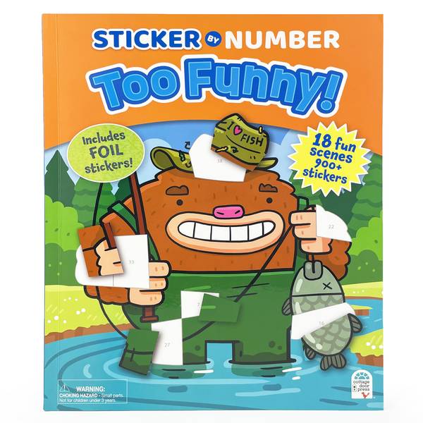 Cottage Door Press Sticker by Number Too Funny! - 1010280 | Blain's ...