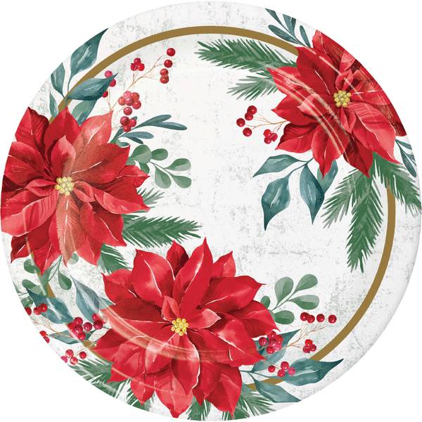 Creative Converting Festive Floral Dinner Plates - 376063 | Blain's ...