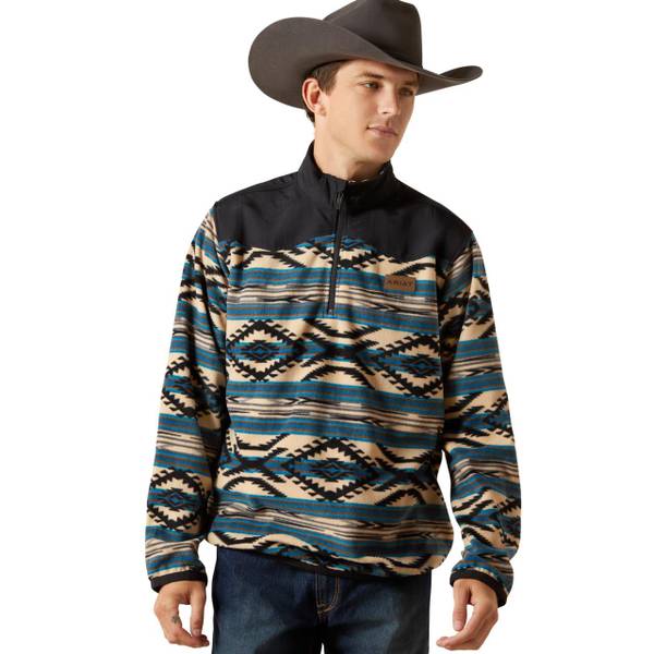 ARIAT Men's Basis Fleece Sweater - 10062487-S | Blain's Farm & Fleet