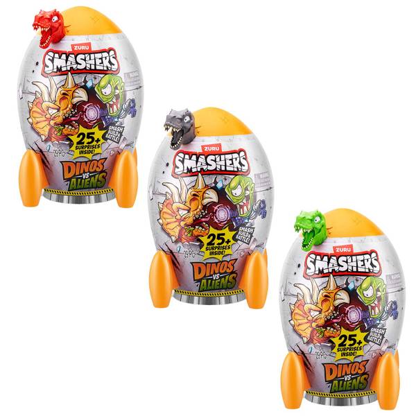 Smashers Dino vs Aliens Medium Smashable Egg Toy for Boys, Assorted - 74141 | Blain's Farm & Fleet